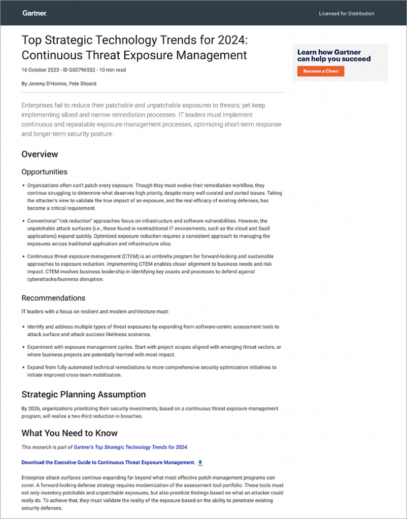 Gartner Report - Forsyte IT Solutions