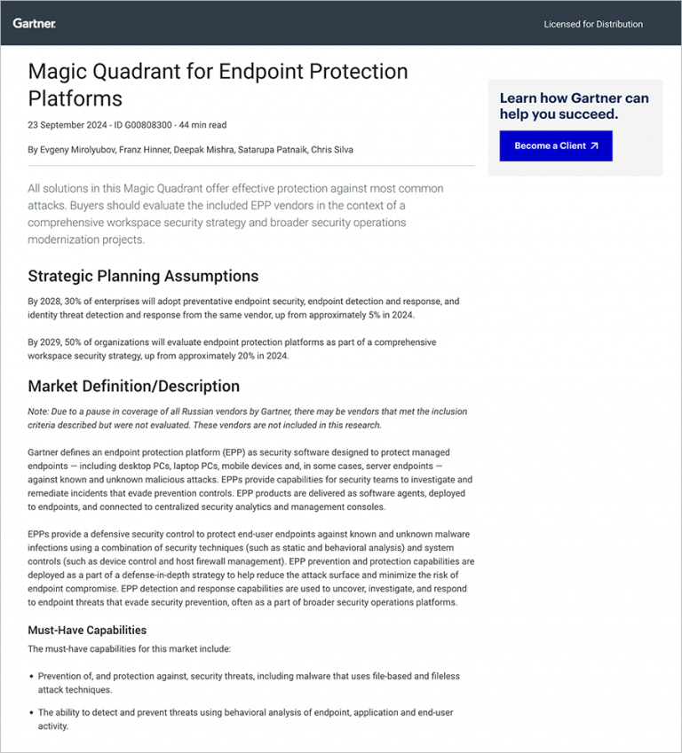 Unlock Strategic Insights from Gartner Report Today