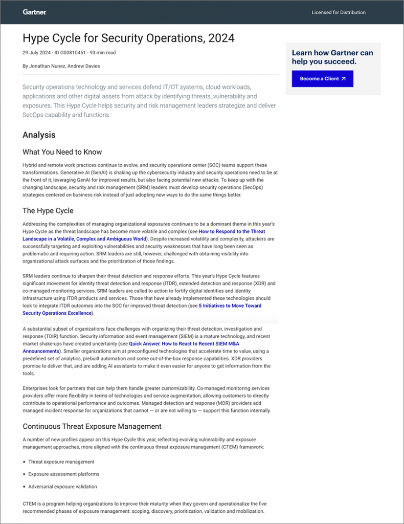Unlock Strategic Insights from Gartner Report Today